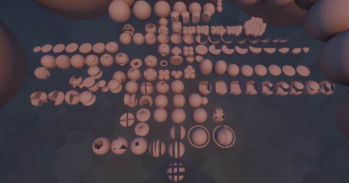 Primitive Shapes - Spheres | Indreams - Dreams™ companion website