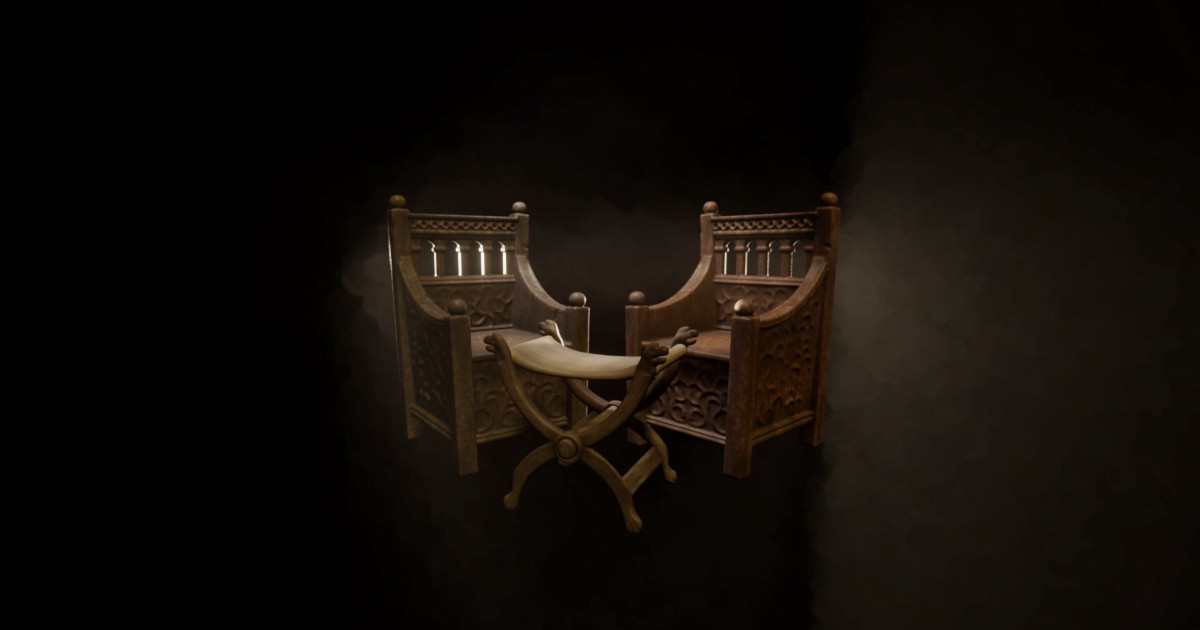 A photo of Medieval style chairs and furniture | Indreams - Dreams ...