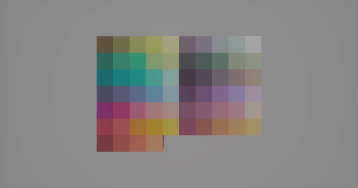 A photo of Pixel Art Color Palette "Resurrect 64" by Kerrie Lake ...