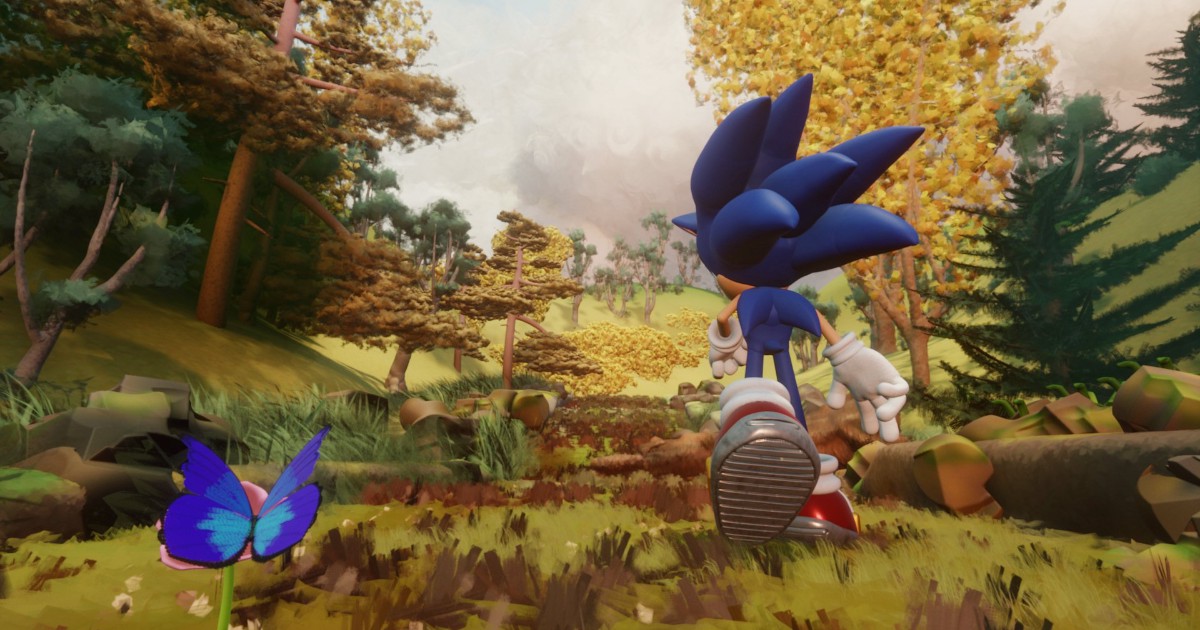 A photo of SONIC THE HEDGEHOG: REWRITTEN TITLE SCREEN | Indreams ...