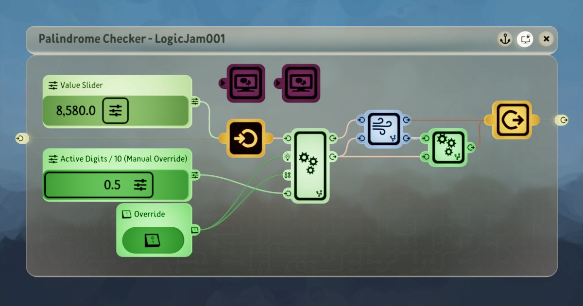 Palindrome Checker - LogicJam001 | Indreams - Dreams™ companion website