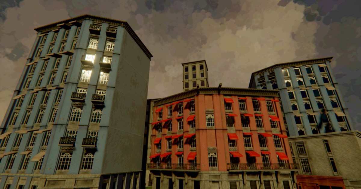 A photo of Karnaca inspired buildings facades | Indreams - Dreams ...