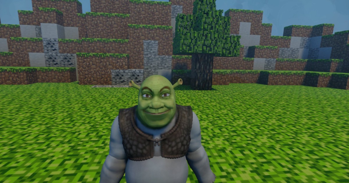 Photos of Cursed parkour level shrek in minecraft | Indreams - Dreams ...