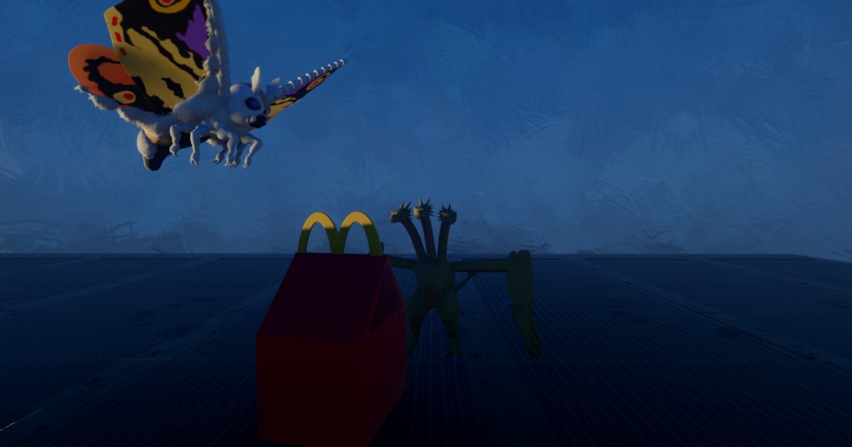 Contents of Godzilla eats agourmet Happy Meal from McDonald's ...