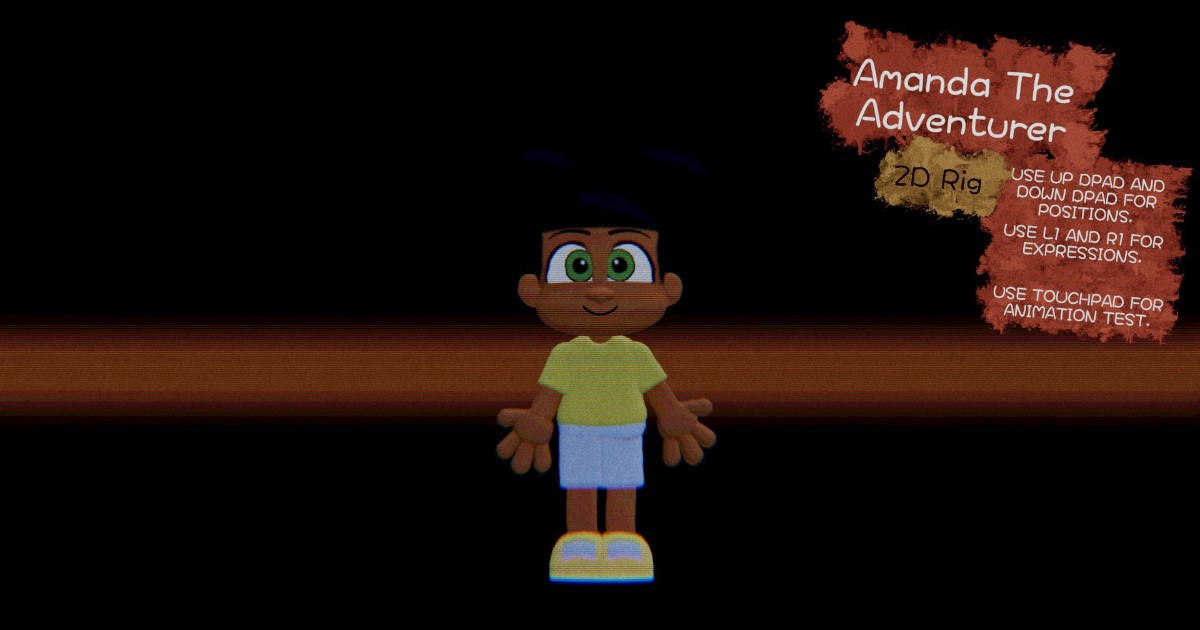 2D Amanda The Adventurer Rig Showcase | Indreams - Dreams™ companion ...