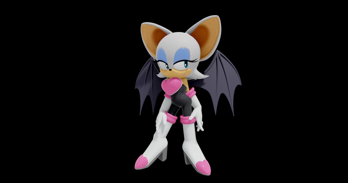 Rouge the Bat CGI Model | Indreams - Dreams™ companion website