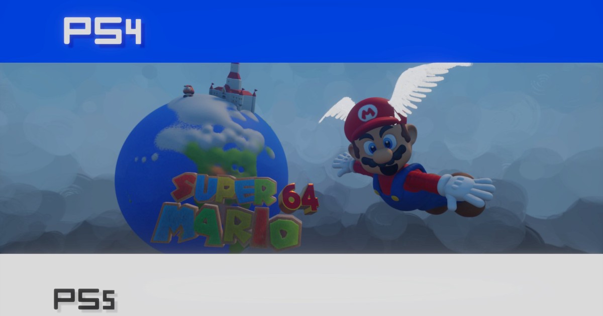 Super mario 64: ps4 & ps5 edition kits | Indreams - Dreams™ companion ...