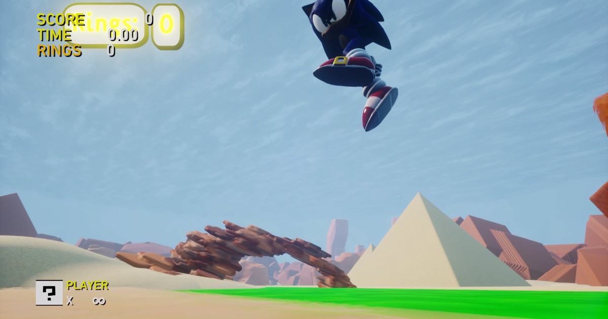 A photo of Sonic vs robot Sonic | Indreams - Dreams™ companion website