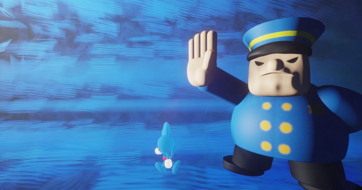 Riggy running away from the UTTP | Indreams - Dreams™ companion website