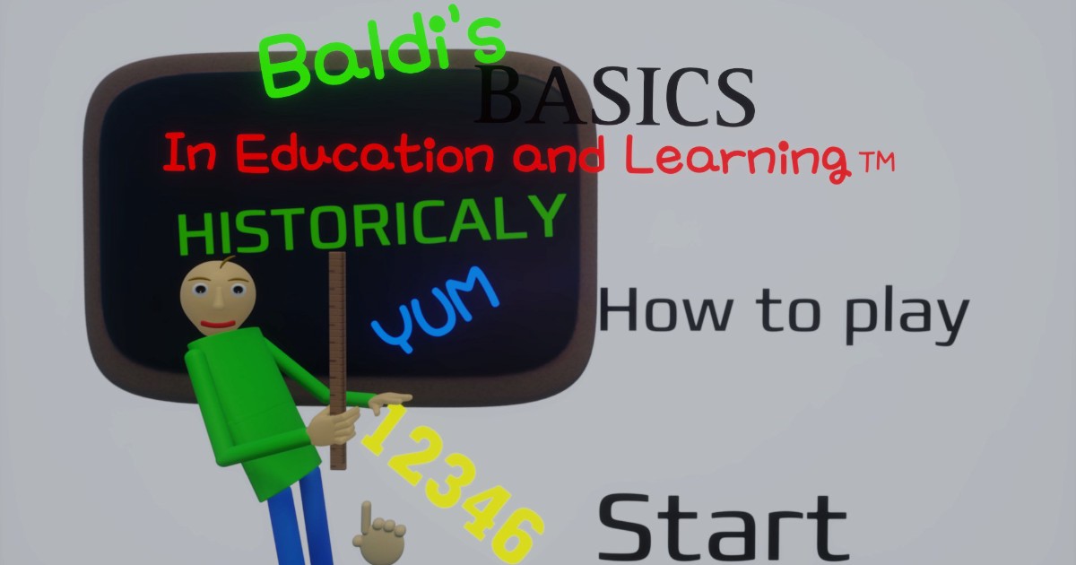 Baldi's basics in education and learning (UPDATE COMING) | Indreams ...